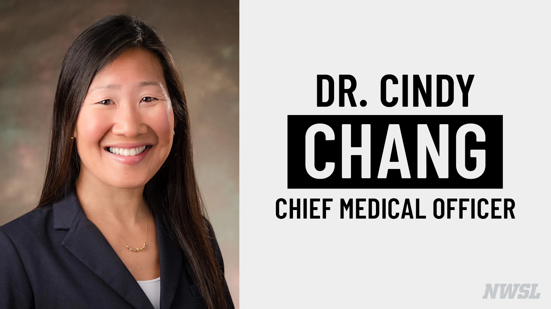 NWSL Announces Dr. Cindy Chang as Chief Medical Officer | News | NWSLsoccer.com